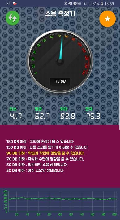 下载정확한 소음측정기 데시벨 측정기 아파트 층간소음 측정기 공사장 소음 측정기的安卓版本