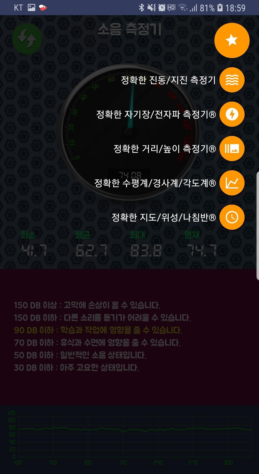 정확한 소음측정기 데시벨 측정기 아파트 층간소음 측정기 공사장 소음 측정기安卓版应用apk下载