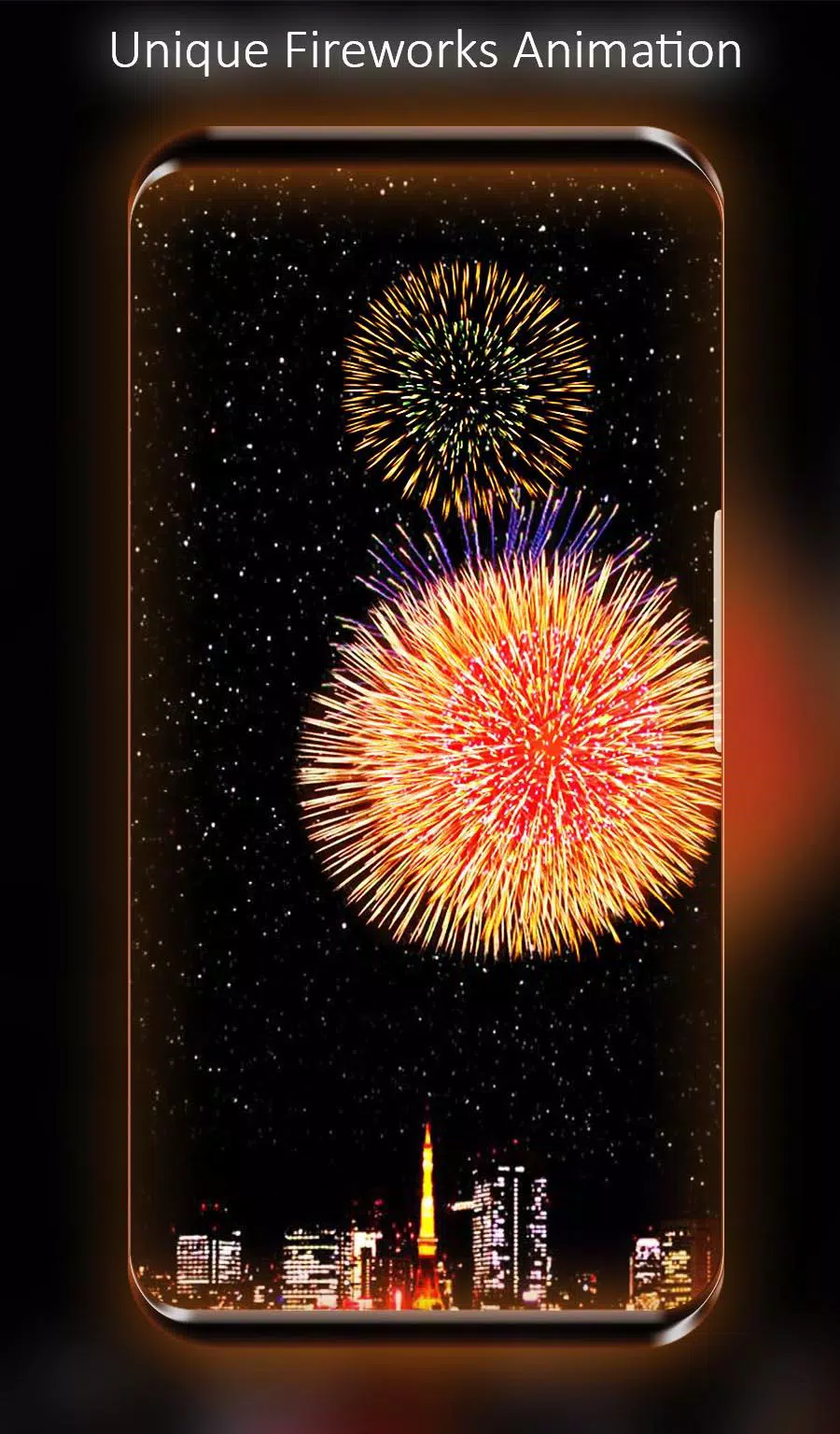 Animated Fireworks Wallpaper