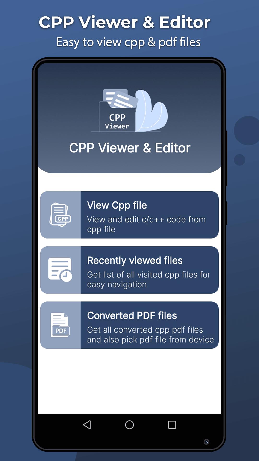 Cpp Viewer And Cpp Editor Apk للاندرويد تنزيل