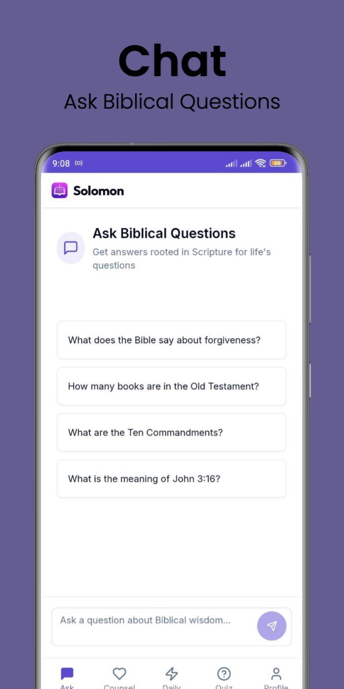Solomon - AI Bible Companion APK for Android Download