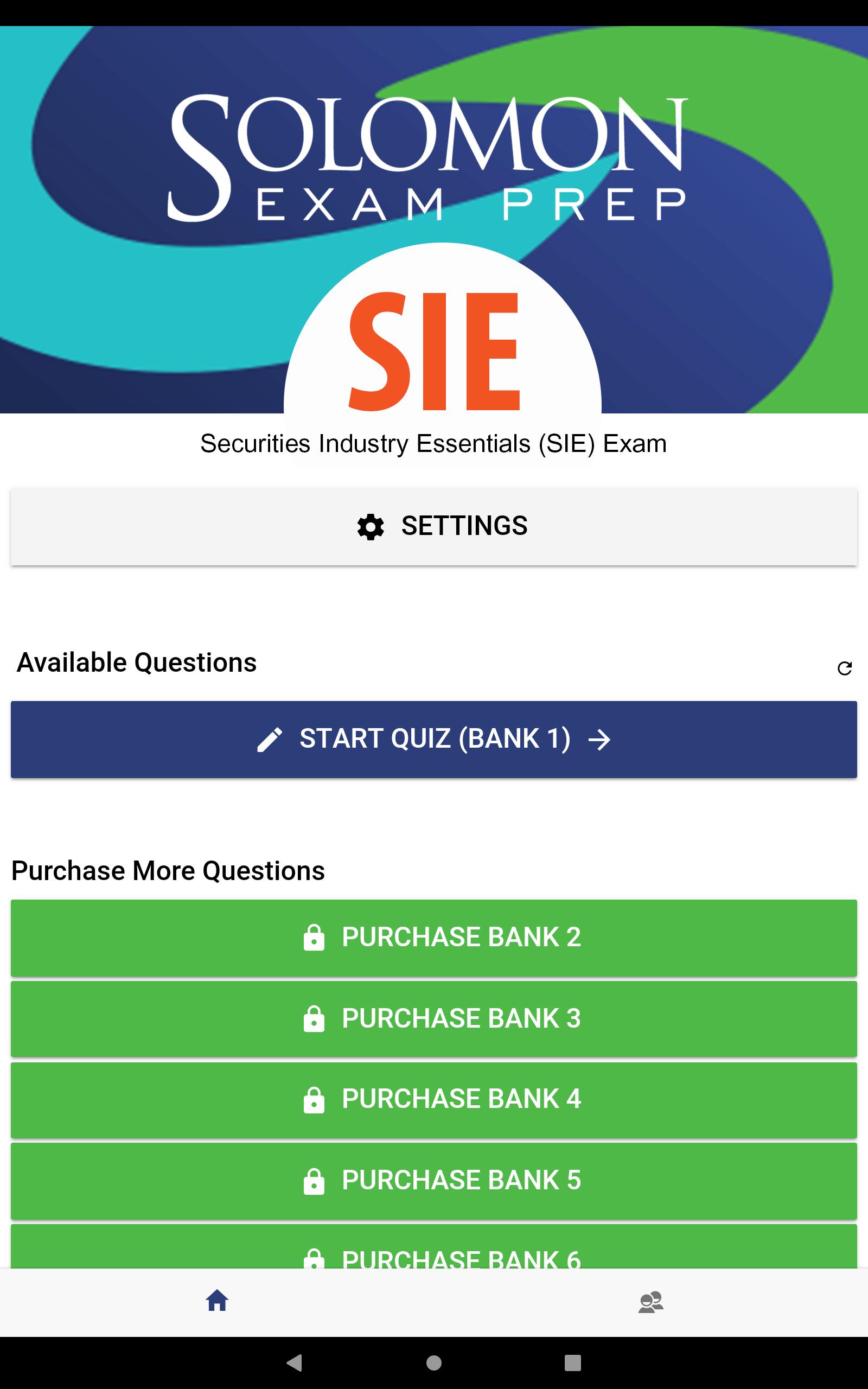 SIE Exam Simulator Neueste Version 0.0.7 für Android SIE Exam Simulator Neueste Version 0.0.7 für Android