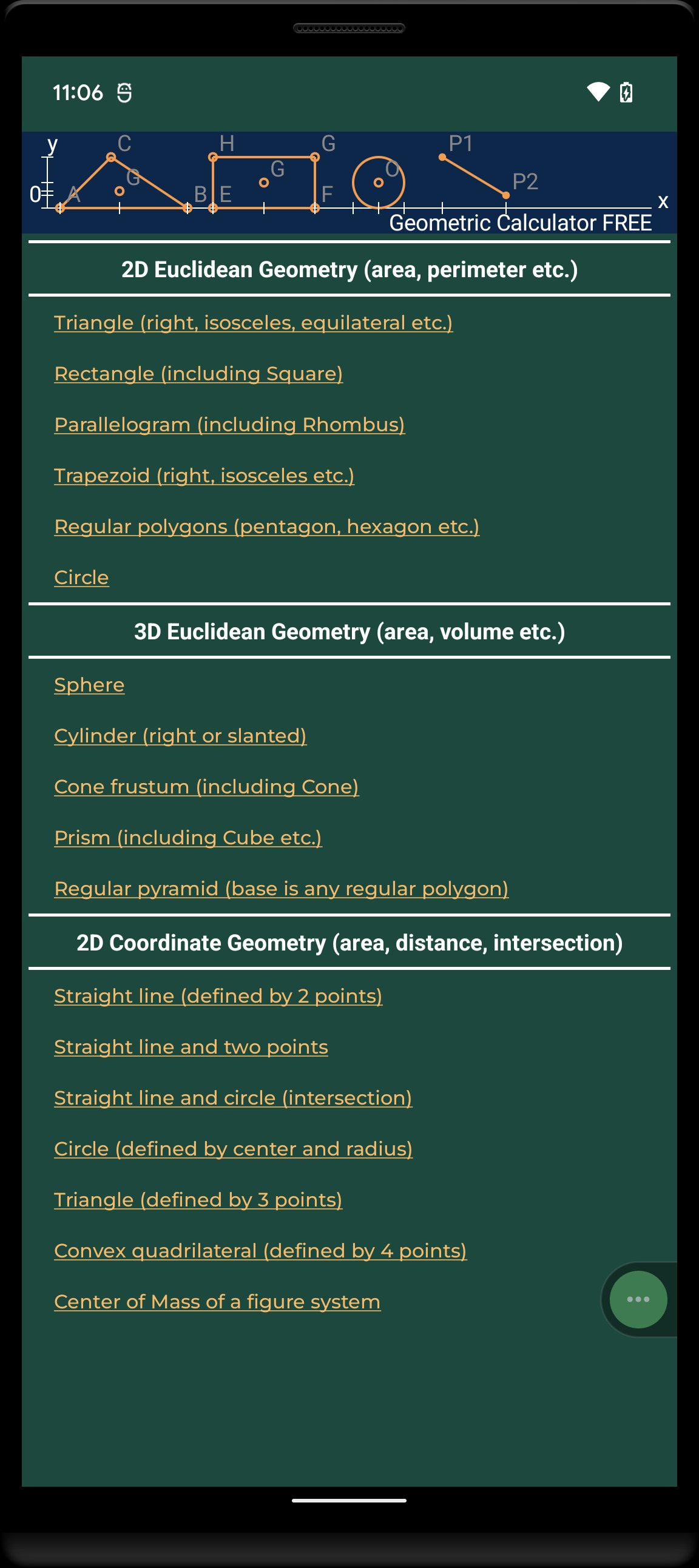 Geometry Calculator LIGHT APK للاندرويد تنزيل
