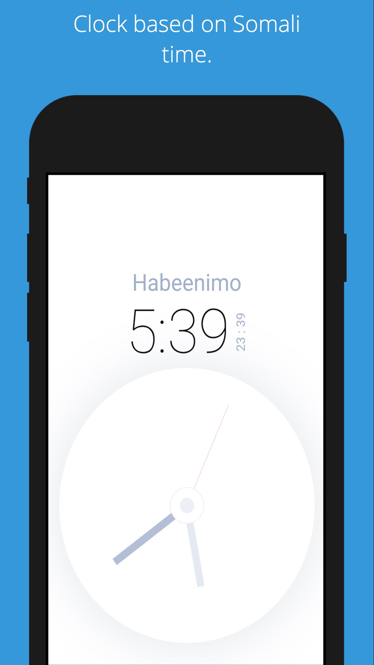 Saacad Somali / Somali Clock安卓版应用APK下载