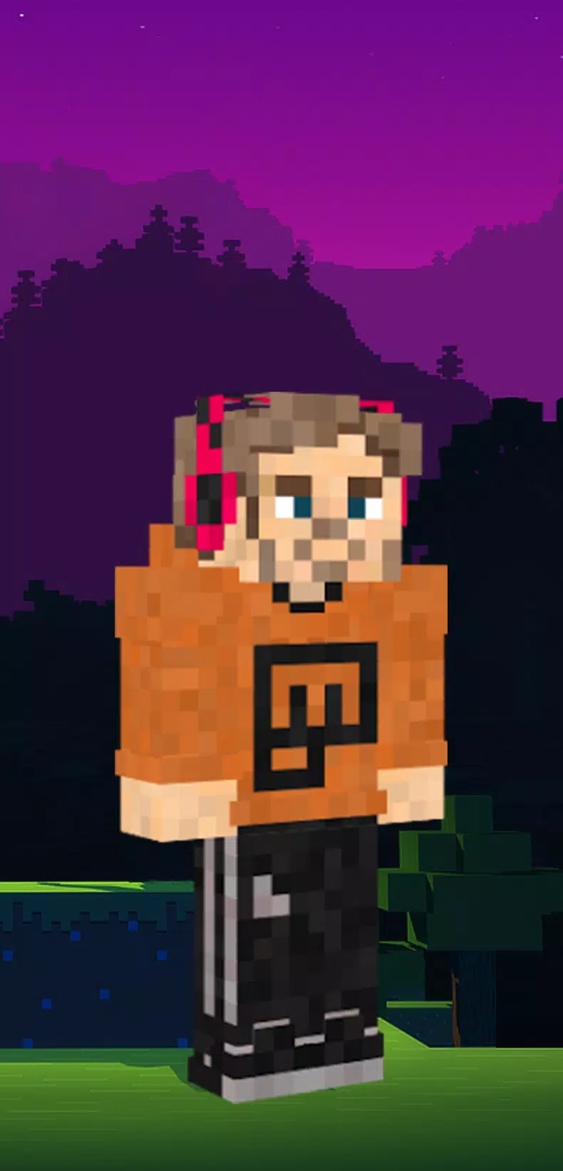 Minecraft Pewdiepie Skin