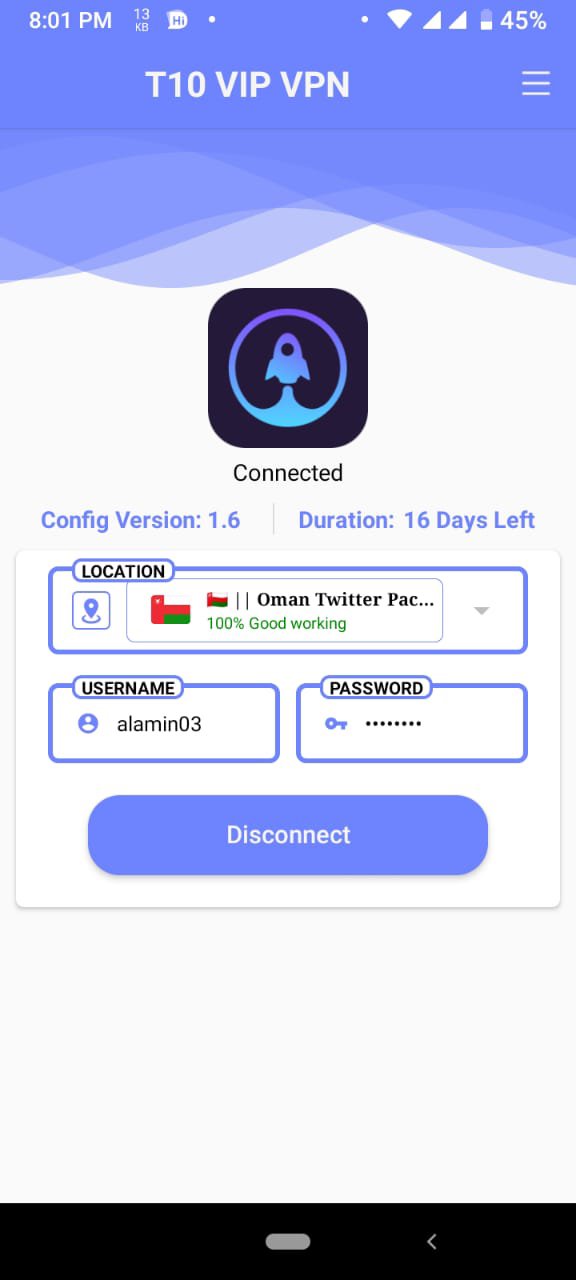 T10 VIP VPN APK للاندرويد تنزيل