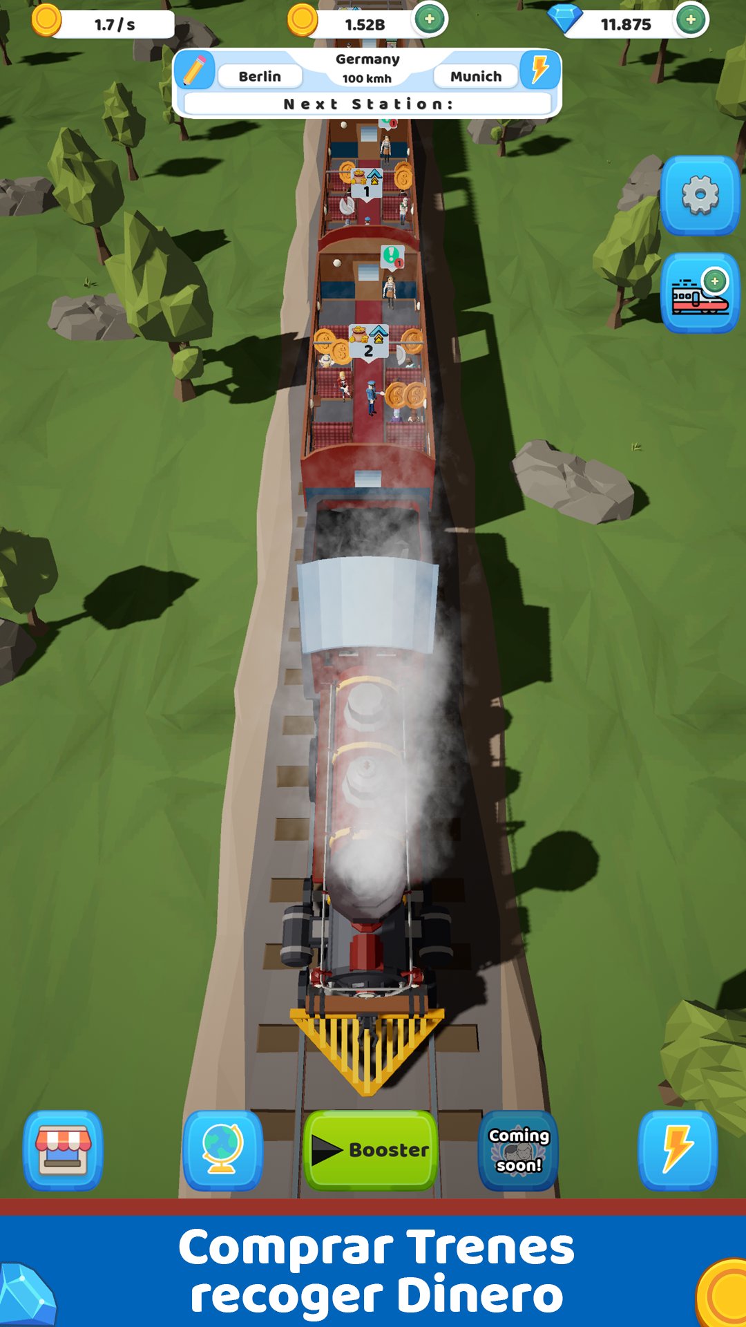 Descargar Train Idle Clicker APK Última Versión 1.7.2 para Android