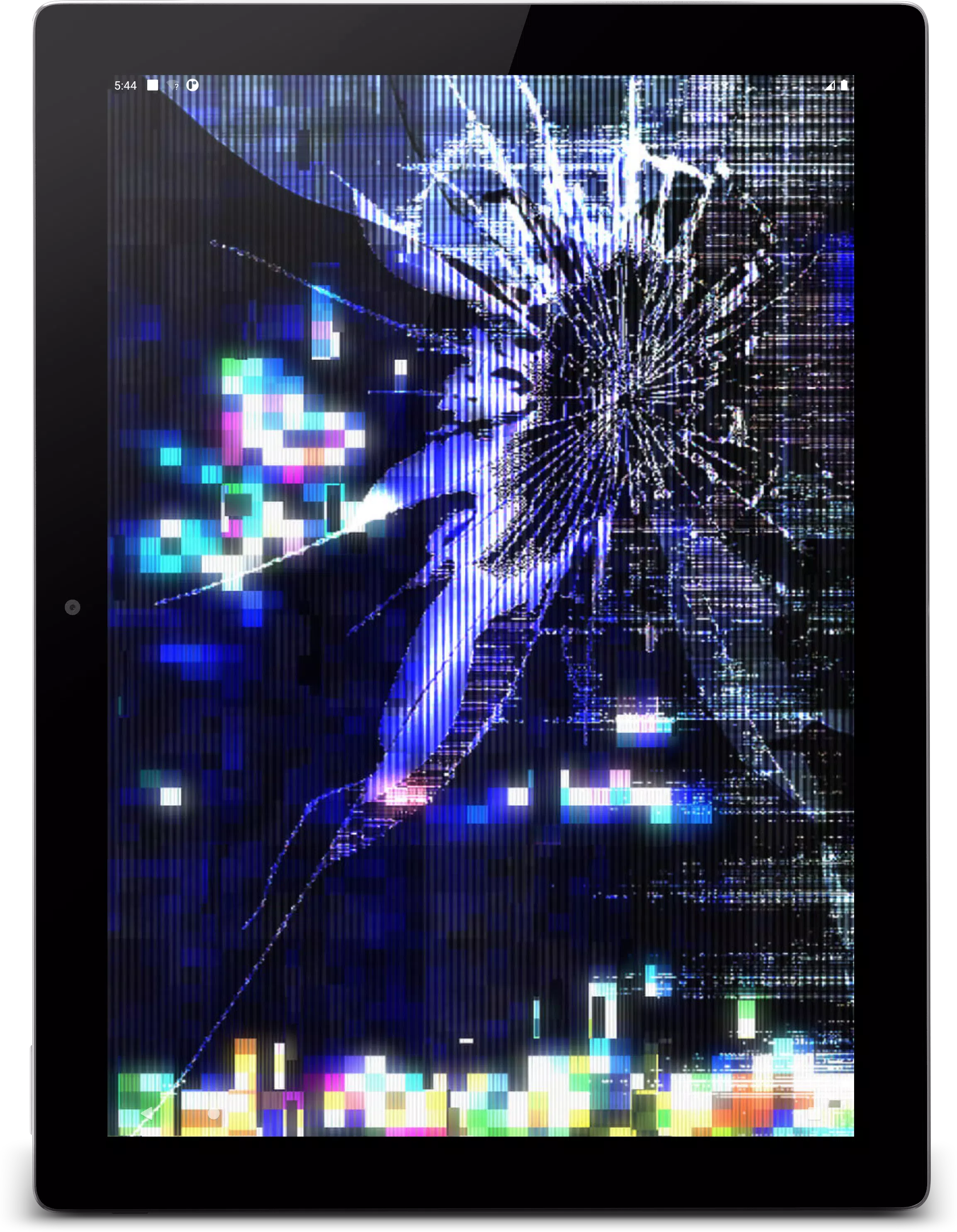 Broken Ipad Screen Wallpaper Prank