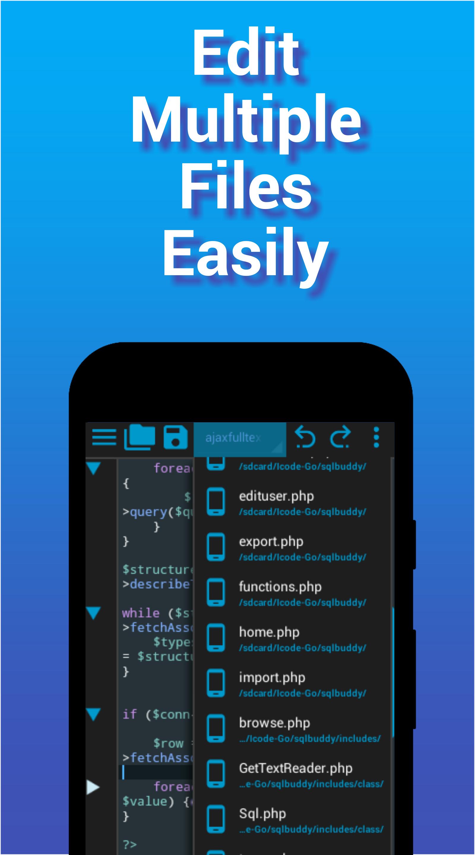 I Go Code Editor Ide Online Compiler Apk For Android Download