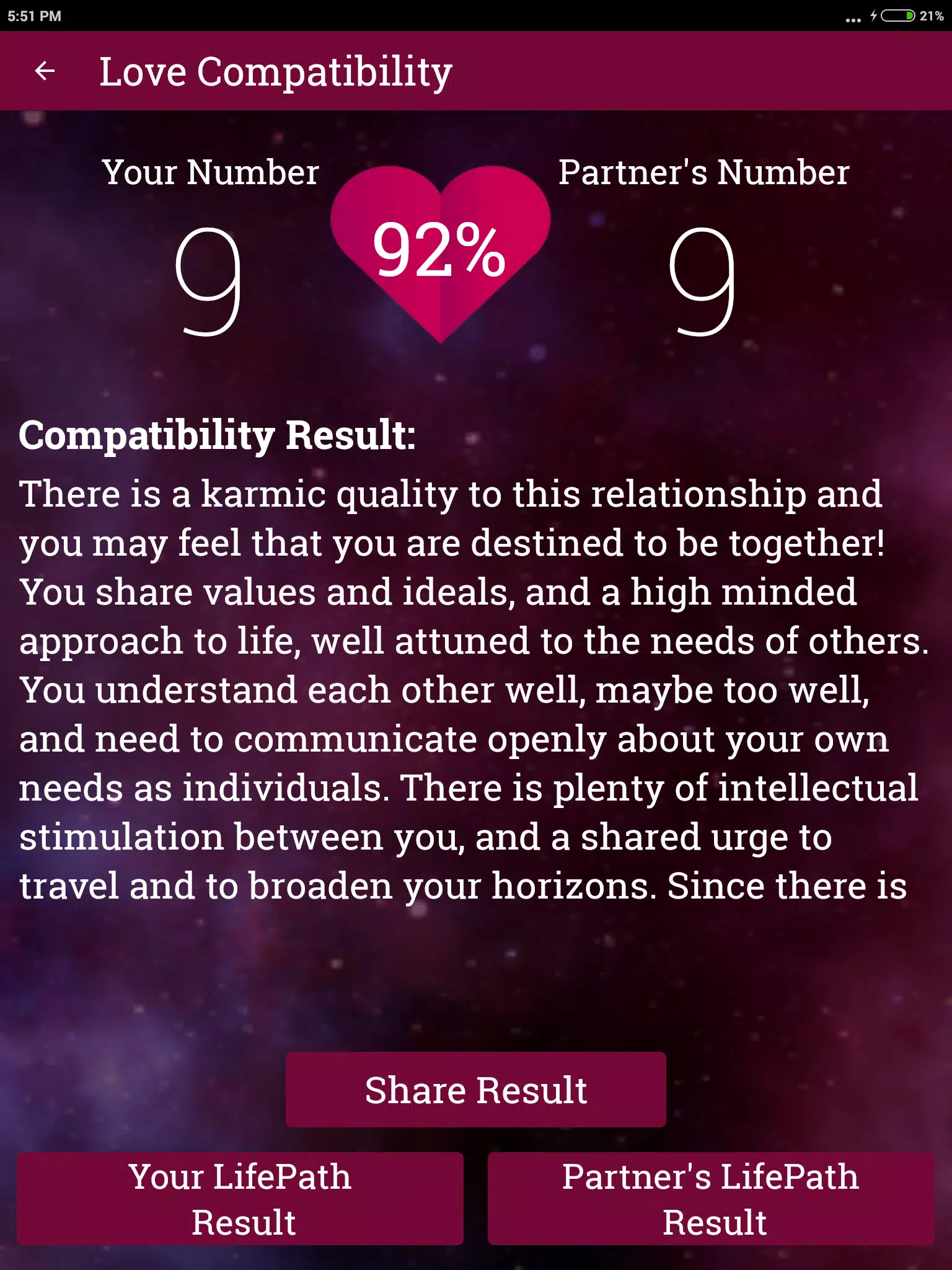 Numerology Compatibility