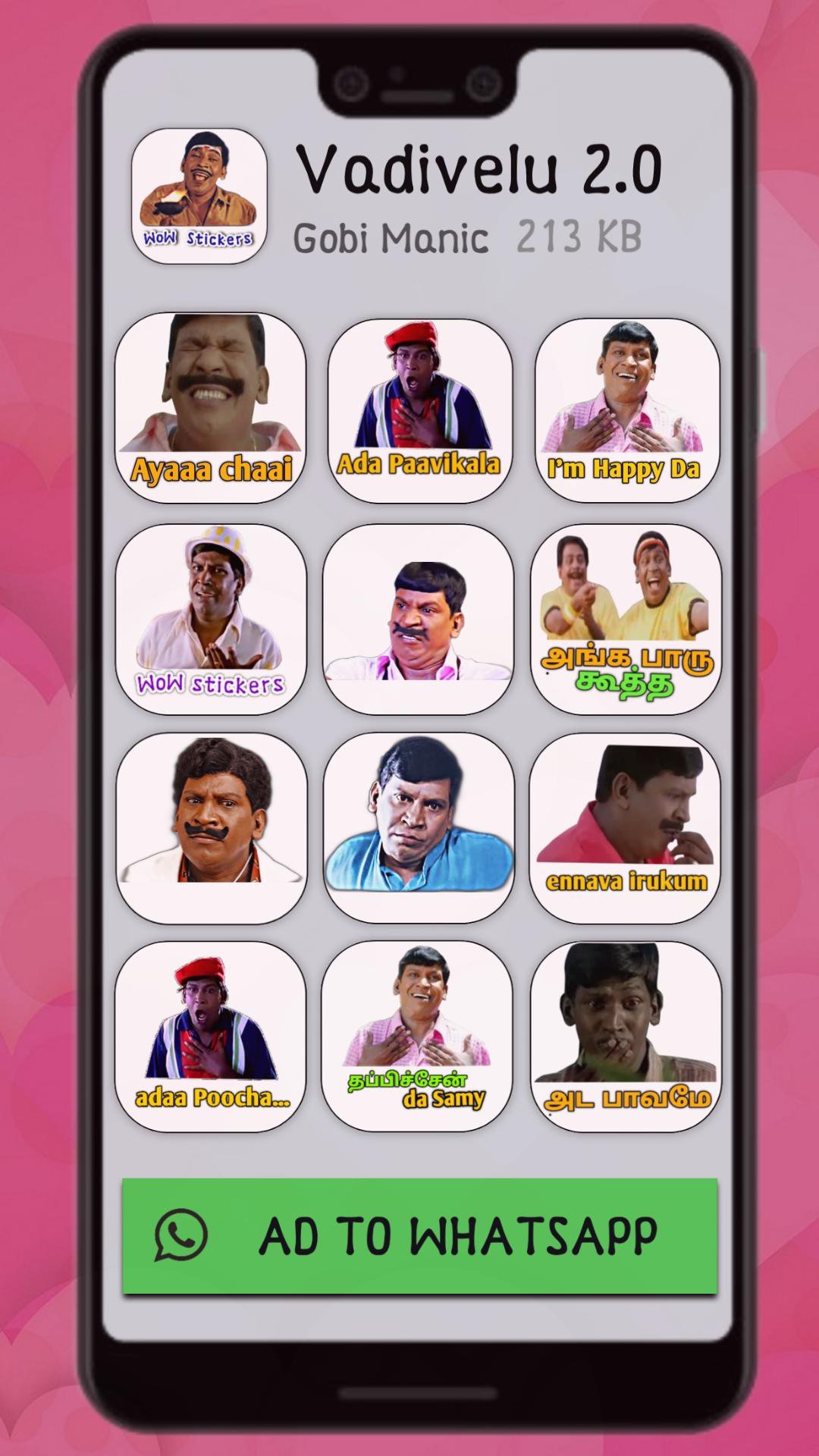 Tamil comedy stickers, whatsap APK for Android Download