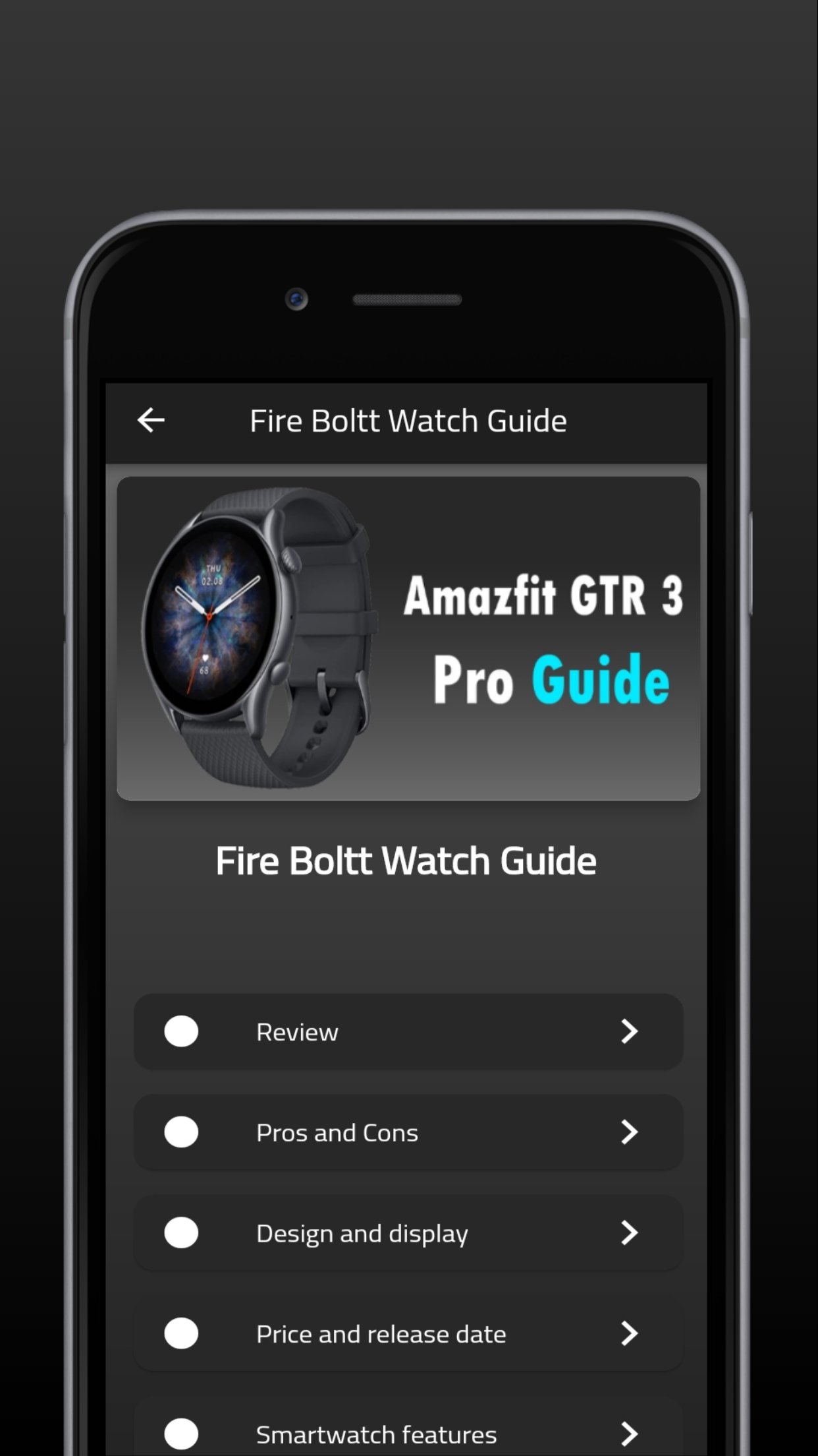 Amazfit GTR 3 Pro Guide APK for Android Download
