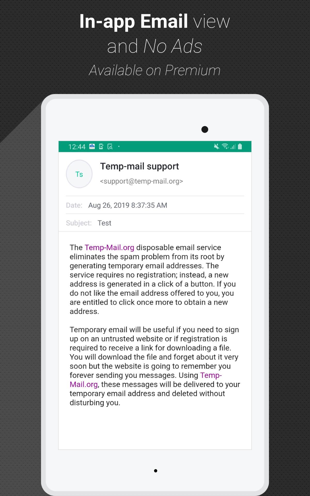 Temp Mail APK Download for Android - Latest Version