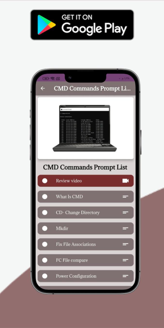Cmd Commands Prompt List Guide Apk For Android Download
