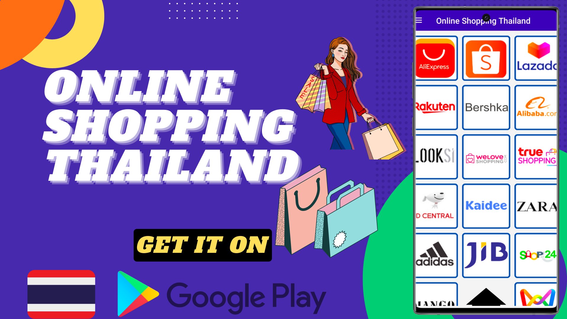 ดาวน์โหลด Online Thailand Shopping App APK สำหรับ Android