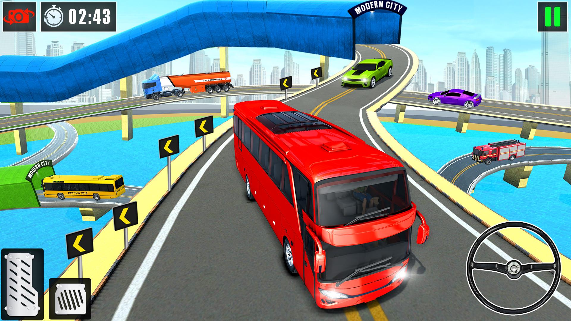 Underground City Coach Bus Driving Simulator Apk Für Android Herunterladen