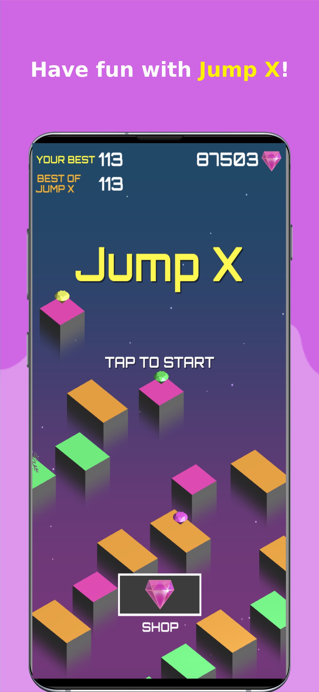 Jump X - Endless Jumping Game in Space APK for Android Download