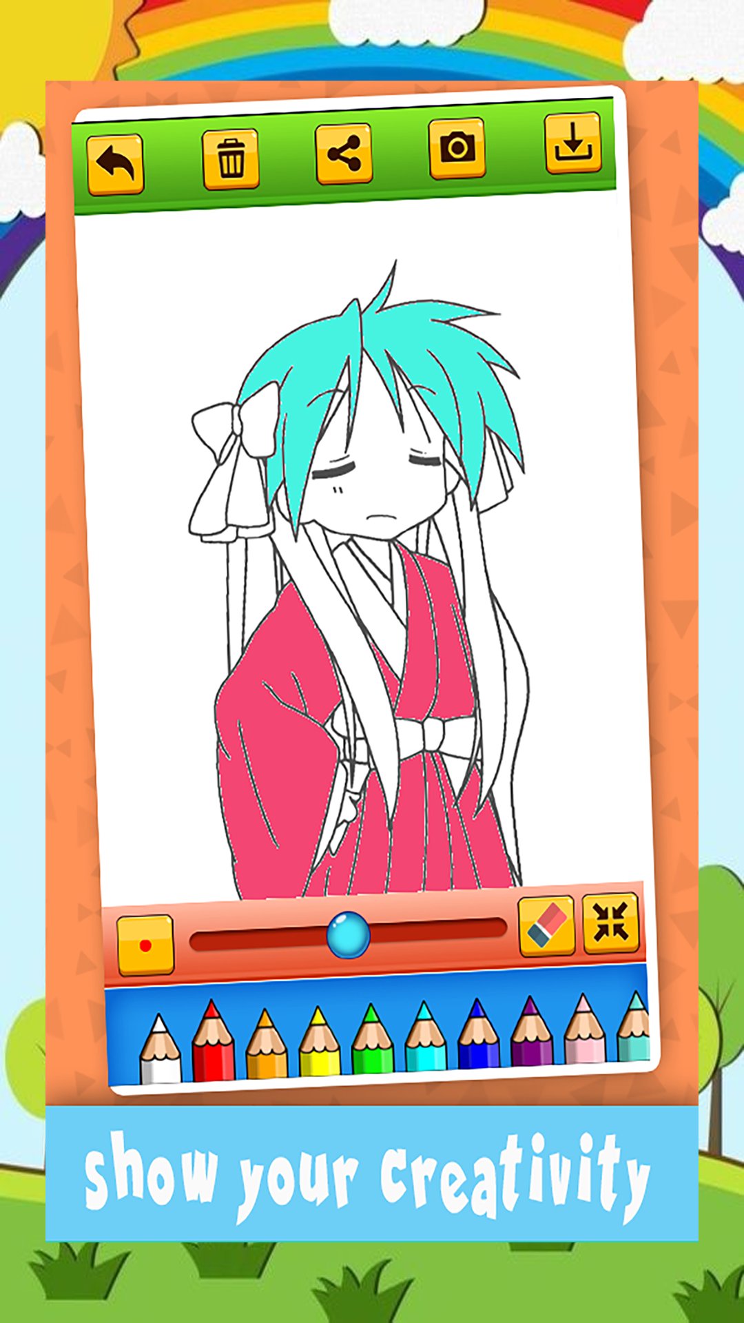 Anime Animated Coloring Book APK برای دانلود اندروید