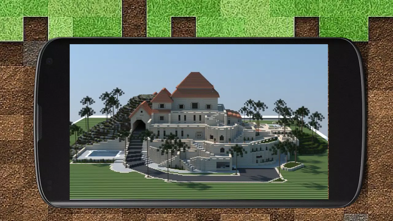 Minecraft Pe Mansion Blueprints