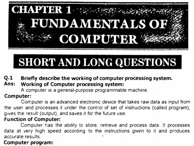 9th Class Computer Science (Complete Notes) 2019 APK for Android Download 9th Class Computer Science (Complete Notes) 2019 APK for Android Download