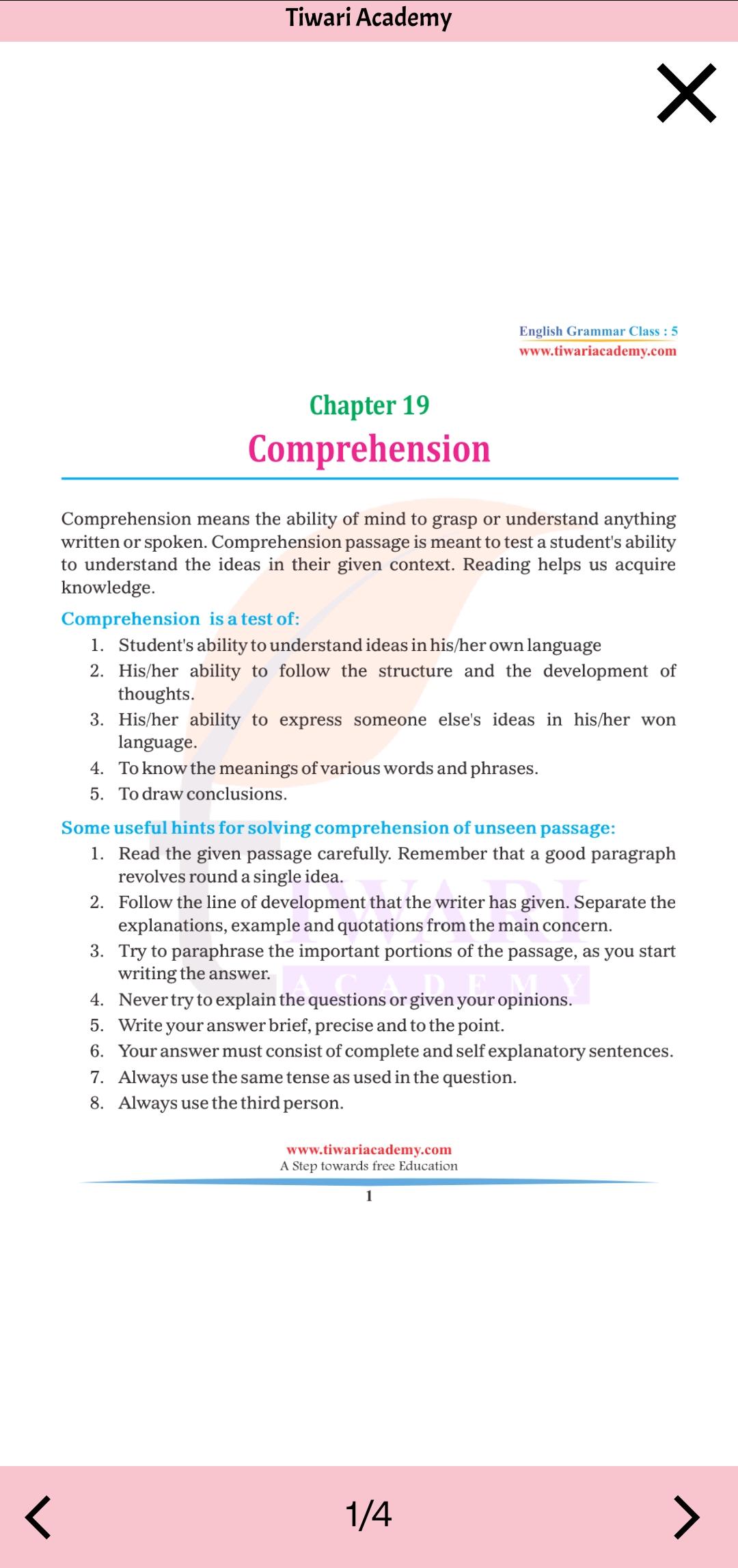 Class 5 English Grammar Book Android APK class-5-english-grammar-book-android-apk
