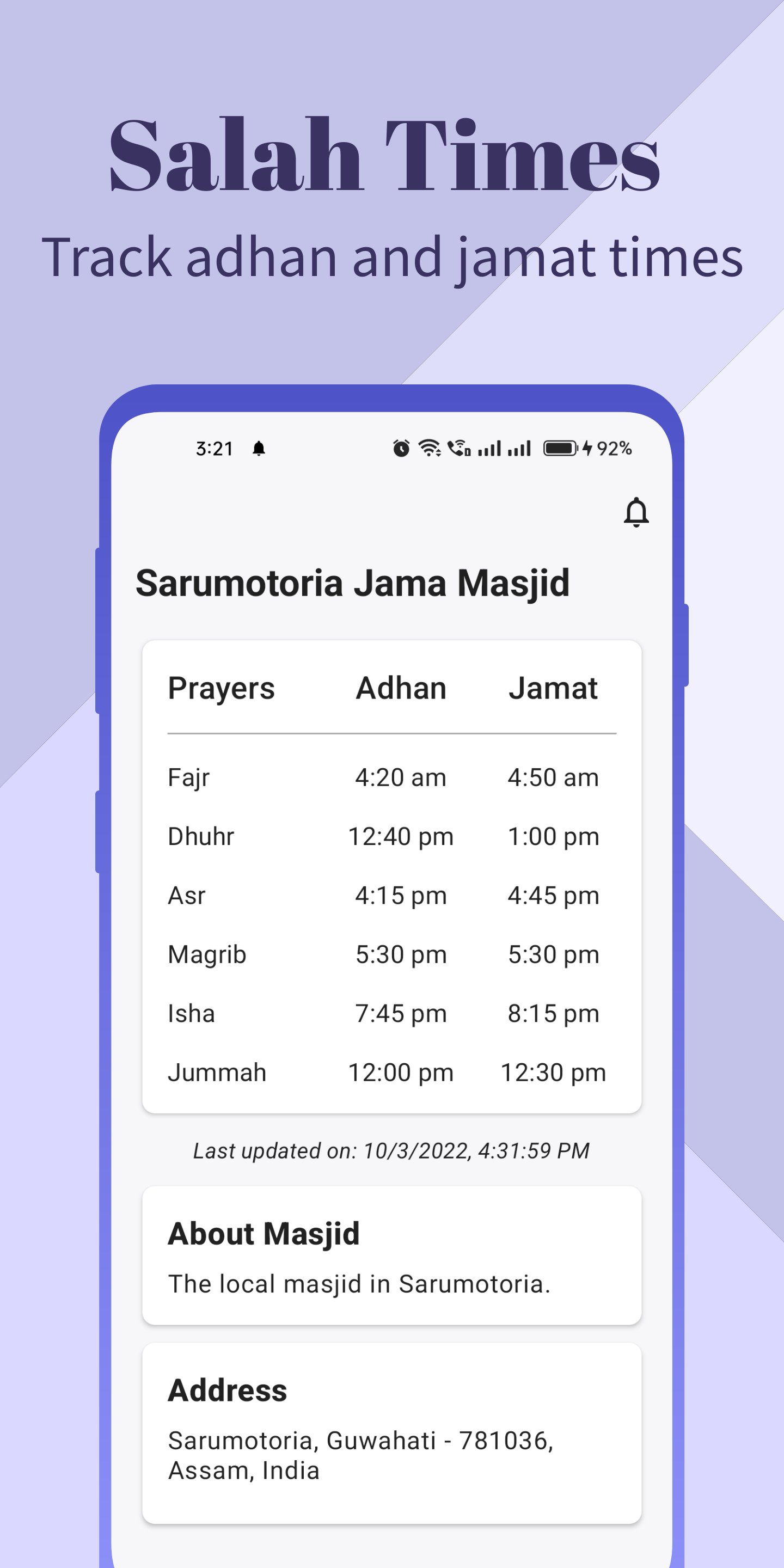 Masjid Salah Time APK for Android Download