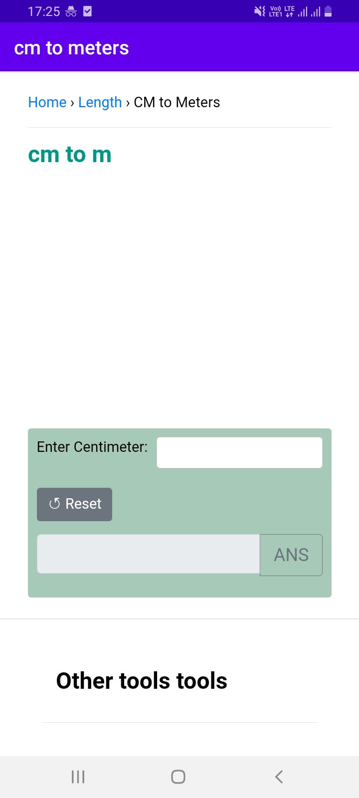 cm to meters APK for Android Download
