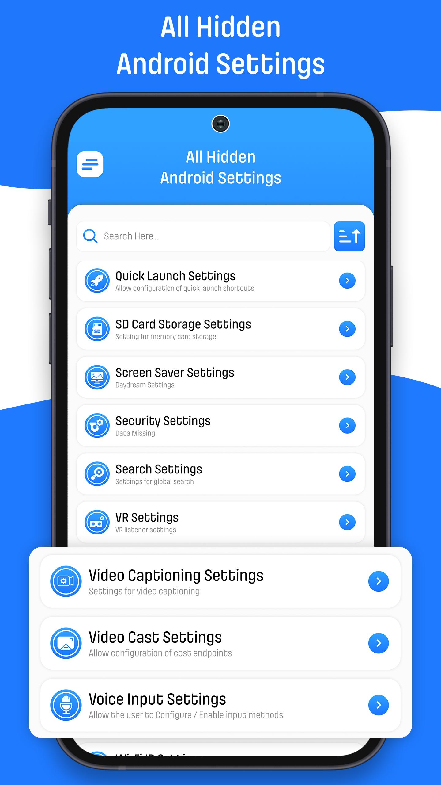 All Hidden Android Settingsapp Apk Per Android Download