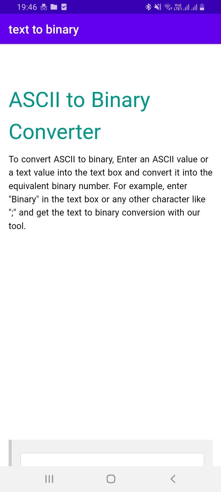 Android Text To Binary APK android-text-to-binary-apk