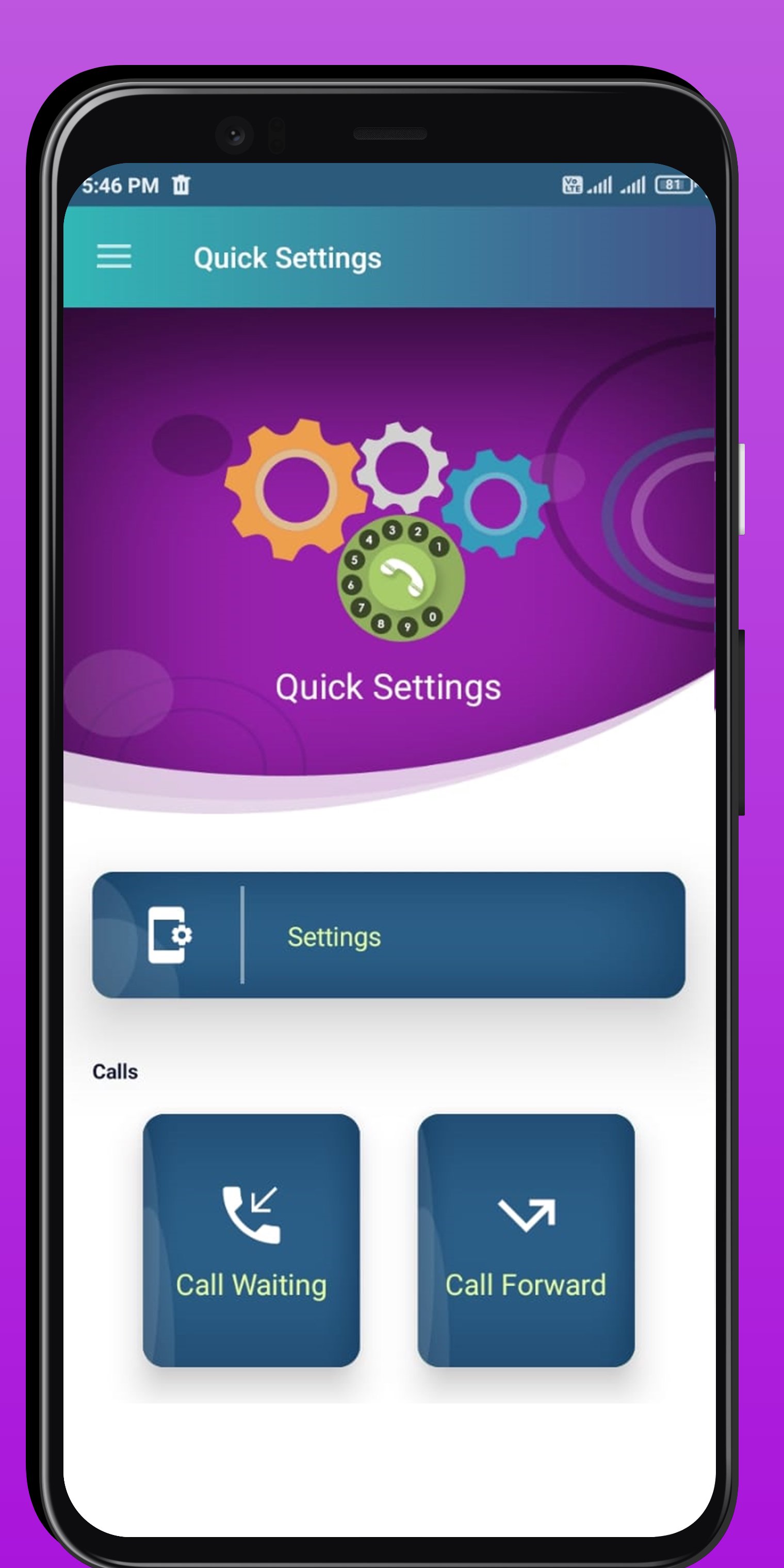 call waiting setting app APK للاندرويد تنزيل