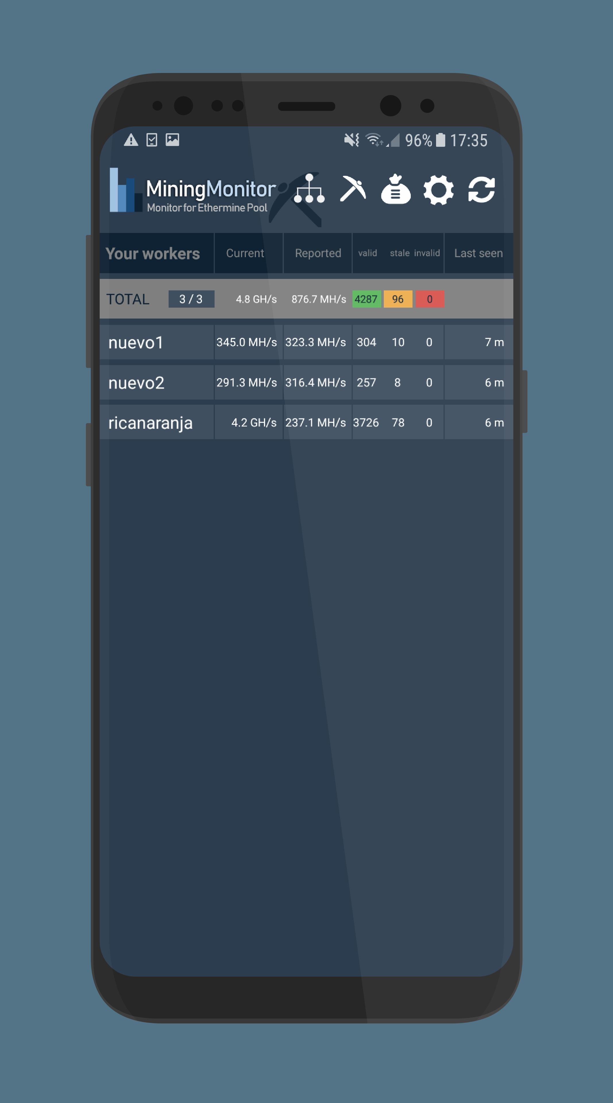 Mining Monitor 4 Ethermine pool for Android - APK Download Mining Monitor 4 Ethermine pool for Android - APK Download
