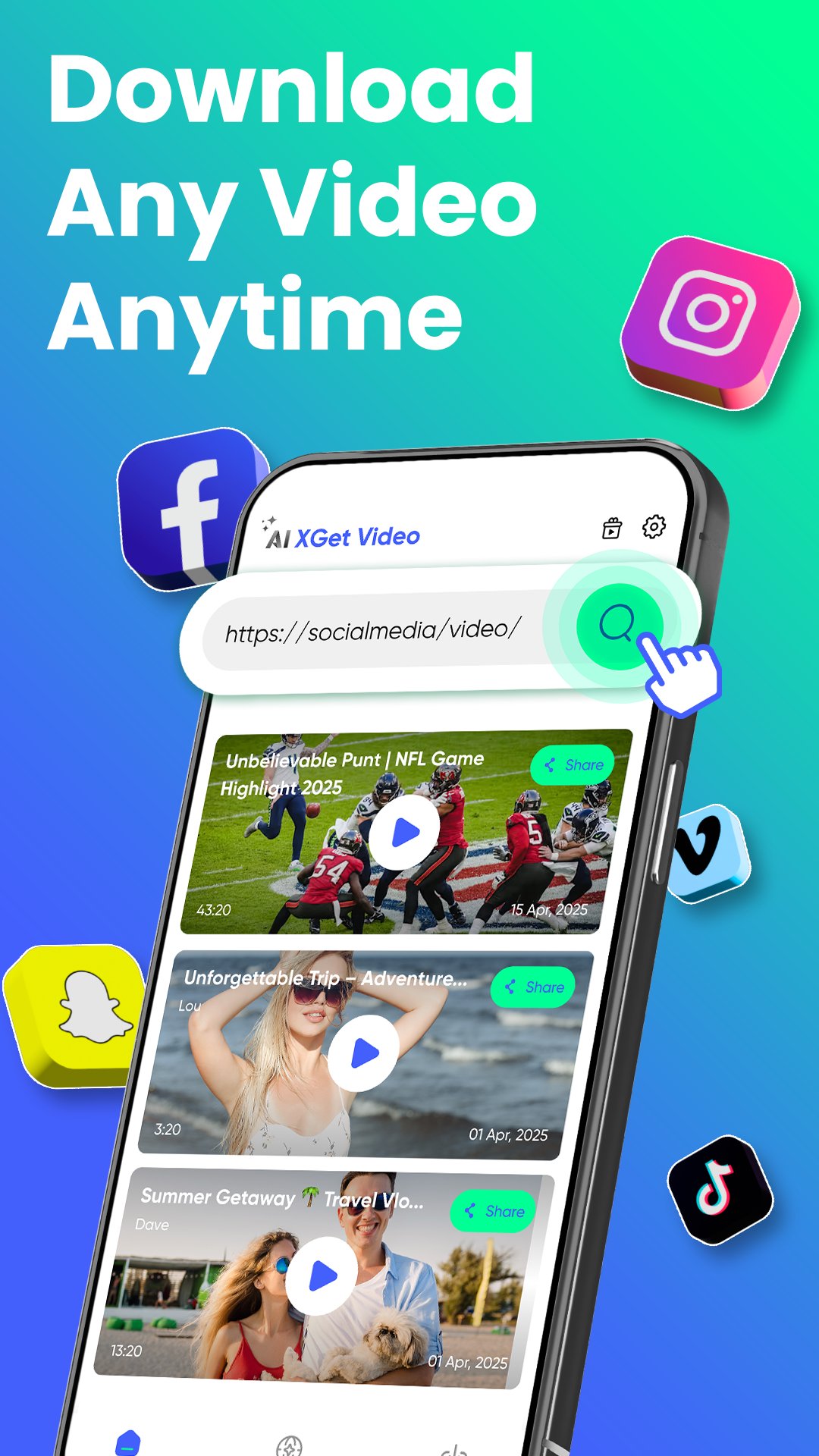 AnyLink XGet Video Downloader APK for Android Download