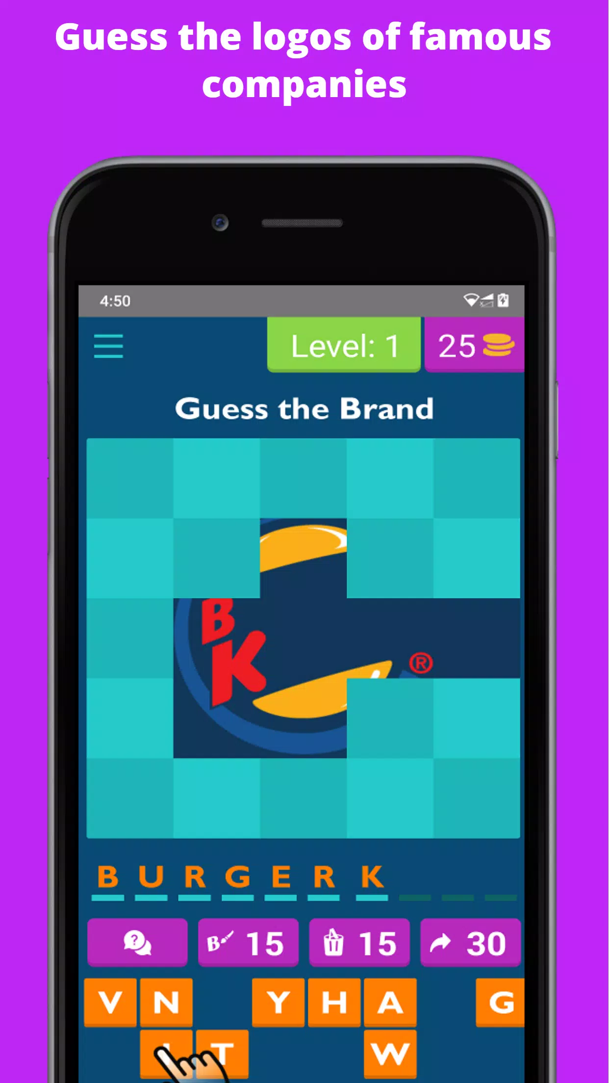 Green M Logo Quiz Level 4
