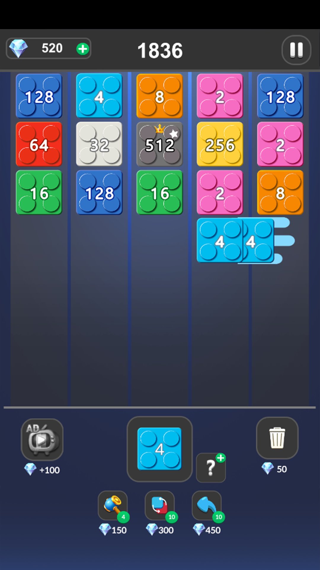 Download do APK de X2 Merge Blocks - 2048 King para Android