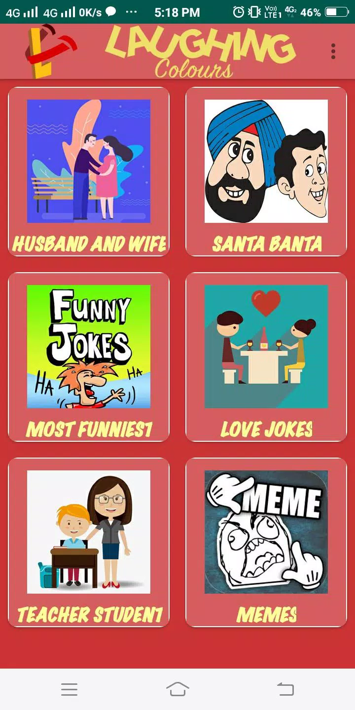 Laughing Colours Jokes In English