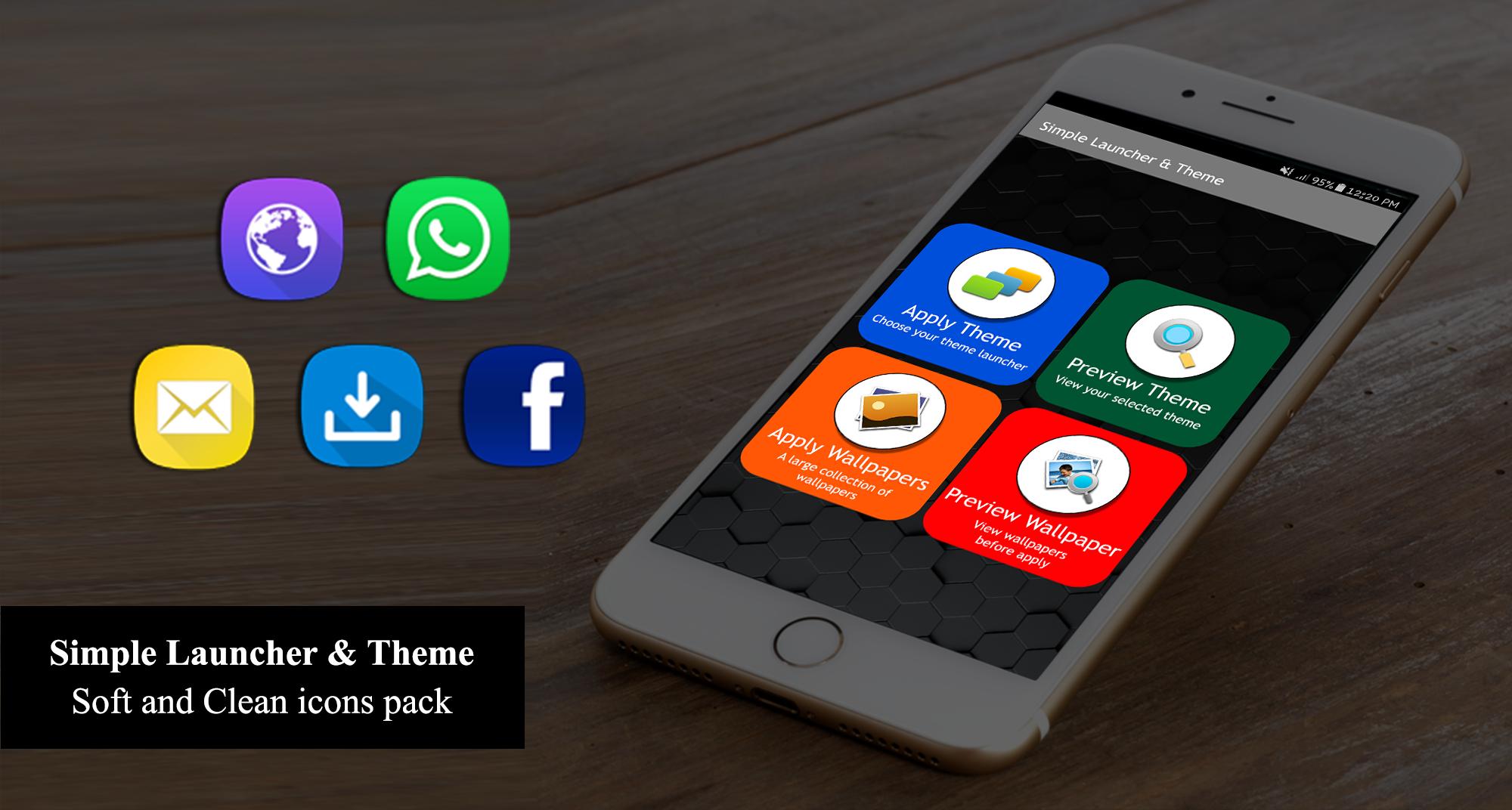 Simple smart launcher, Themes & HD wallpapers APK للاندرويد تنزيل Simple smart launcher, Themes & HD wallpapers APK للاندرويد تنزيل