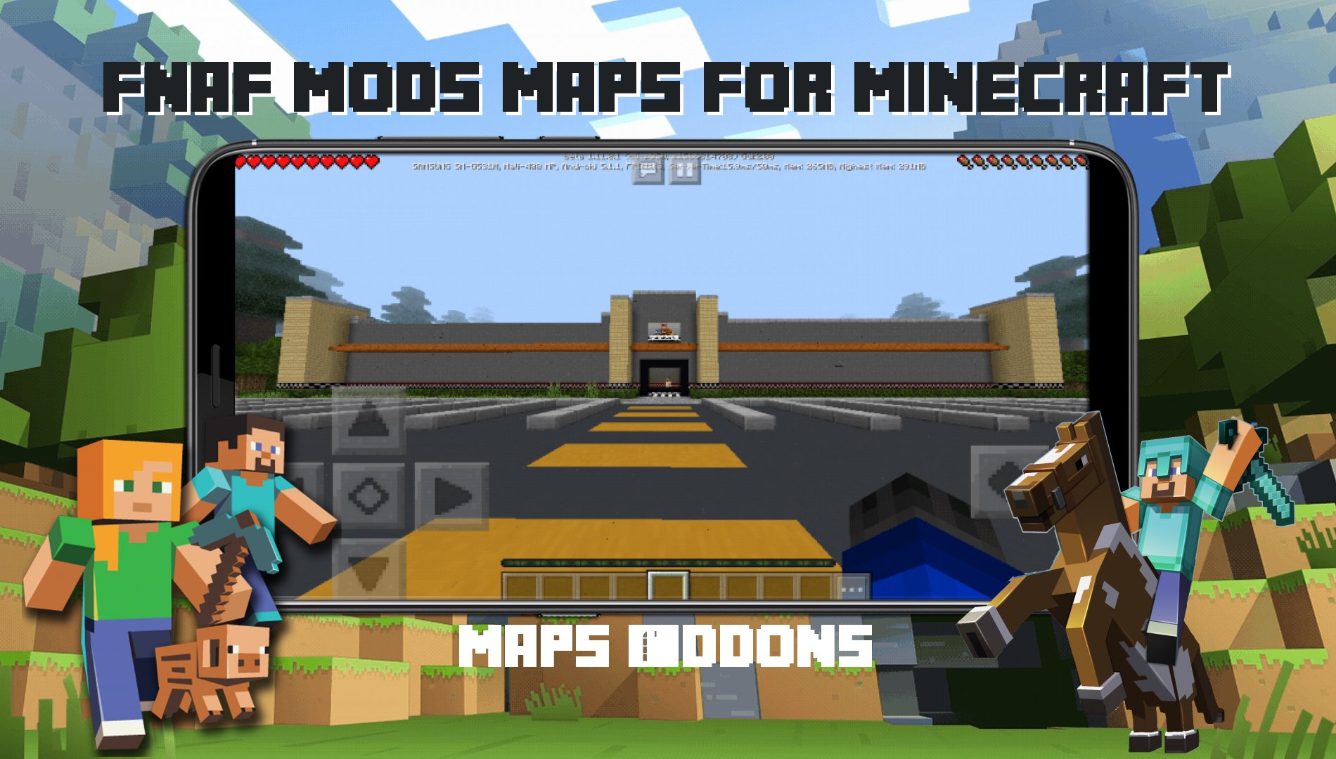 Android İndirme için FNaF Mods Maps for Minecraft APK