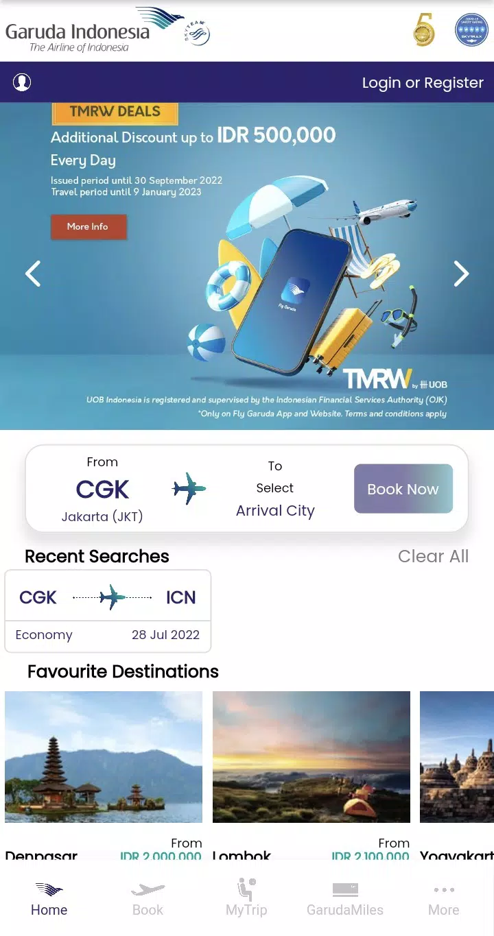Garuda Indonesia Website
