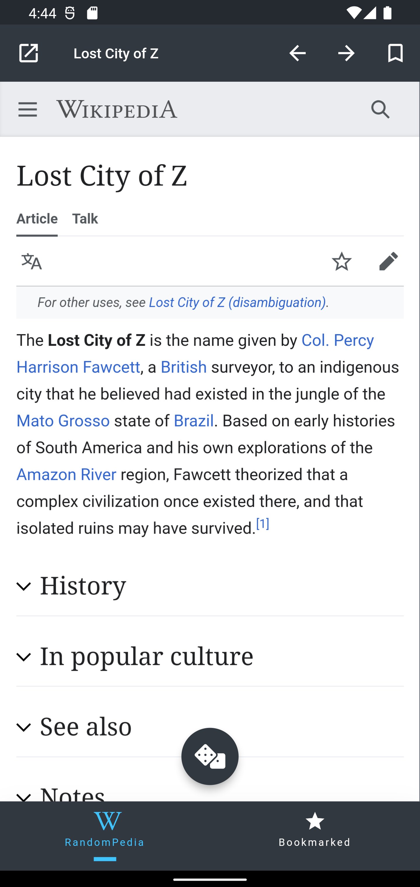 Random Wikipedia Articles APK for Android Download
