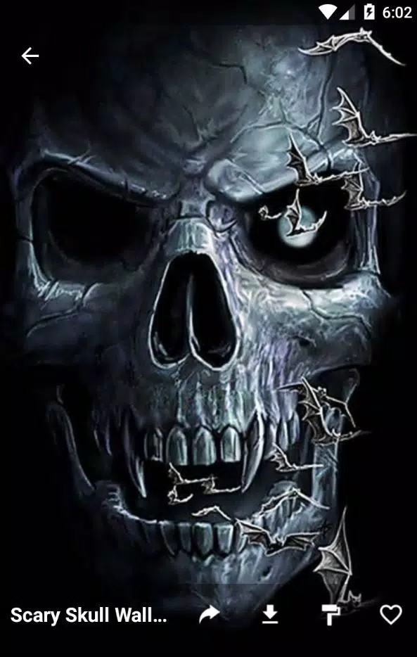 Scary Skull Wallpaper