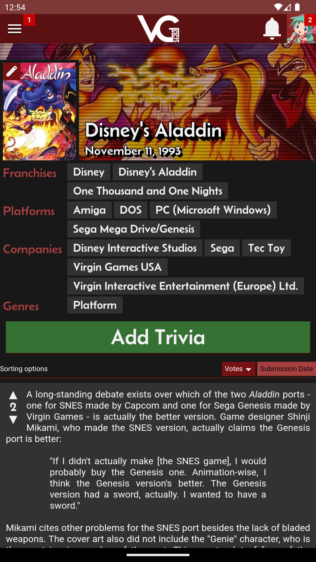 VGFacts APK for Android Download