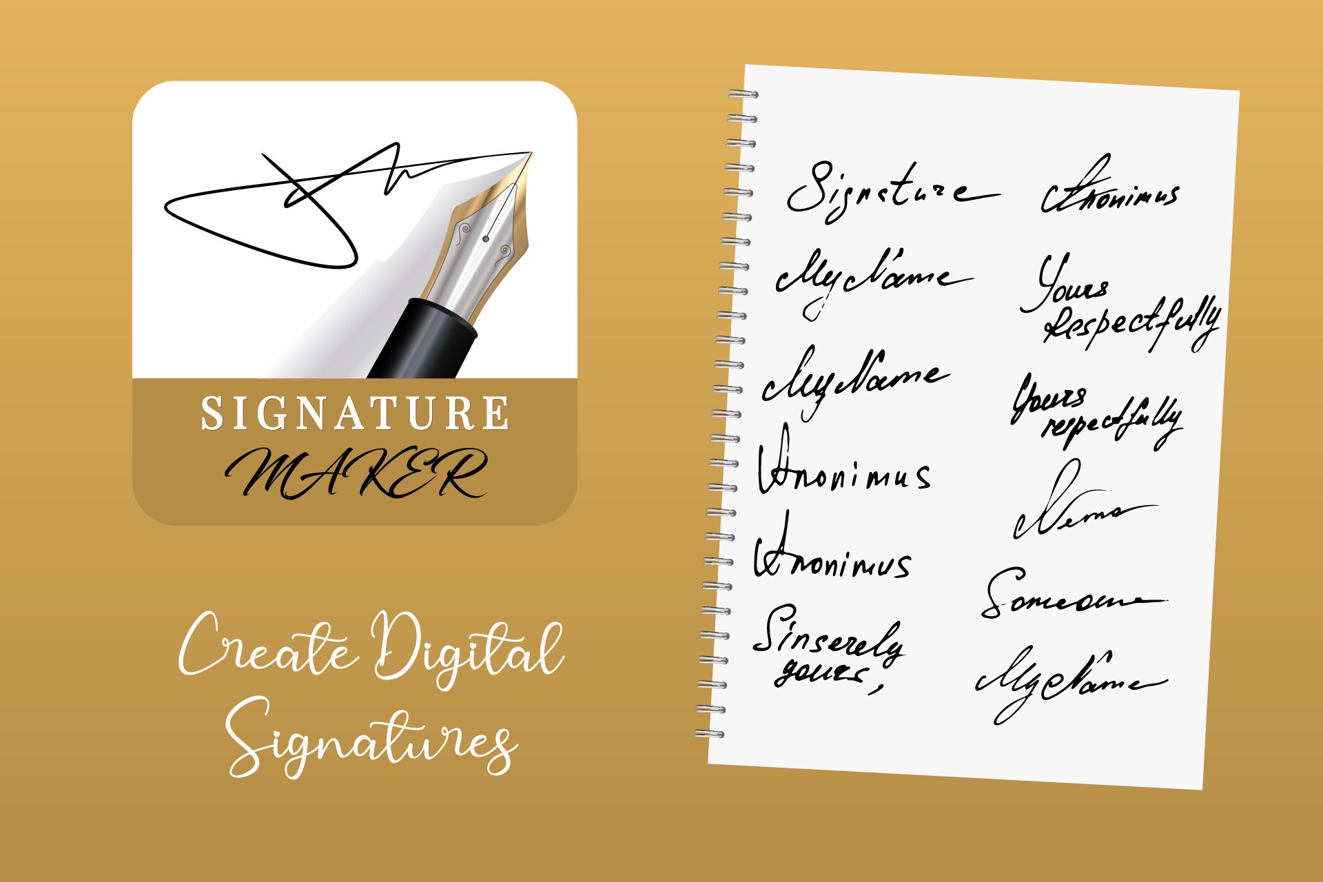 Real Signature Maker APK للاندرويد تنزيل