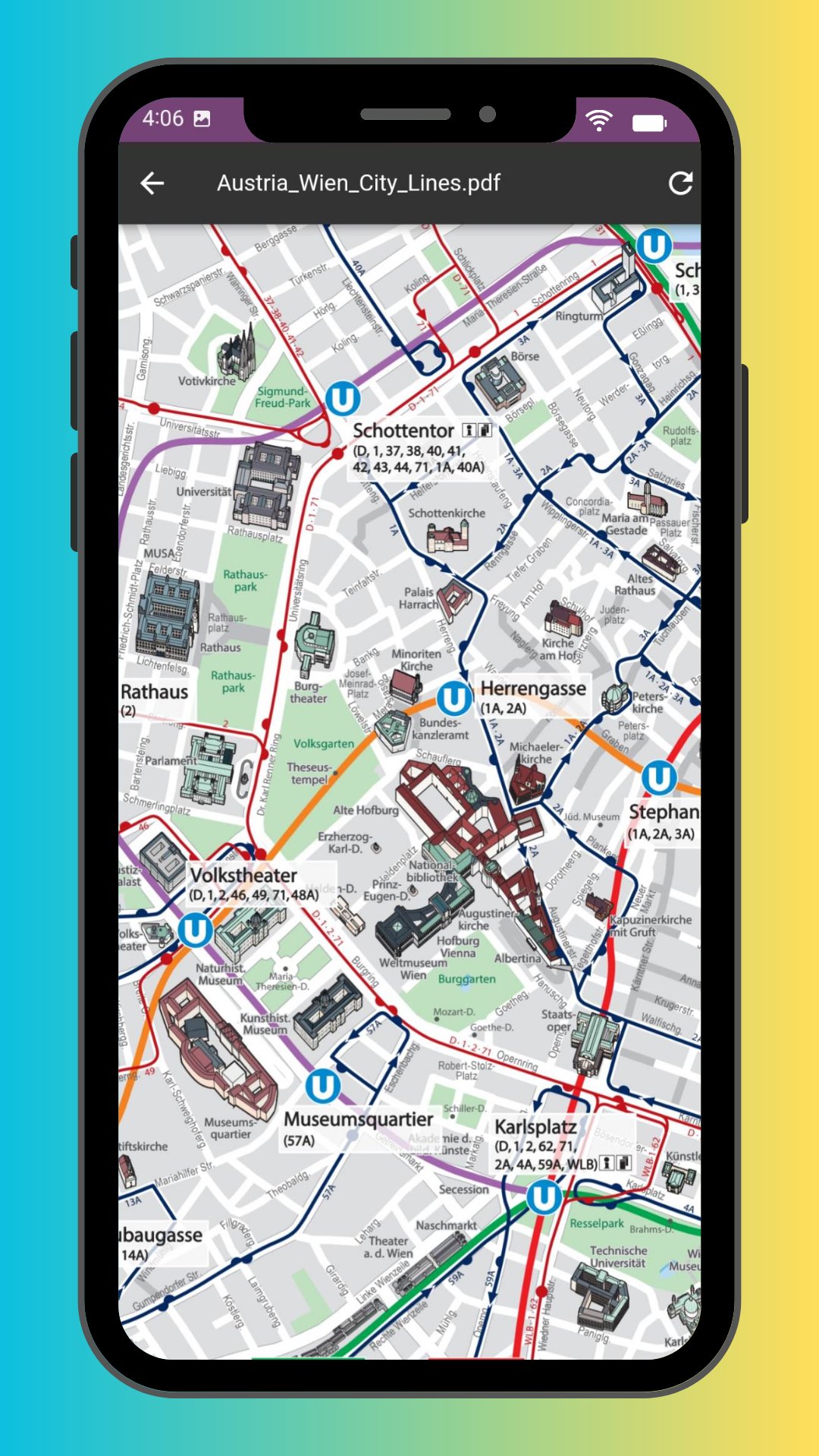 Vienna Metro Map 2024 APK for Android Download