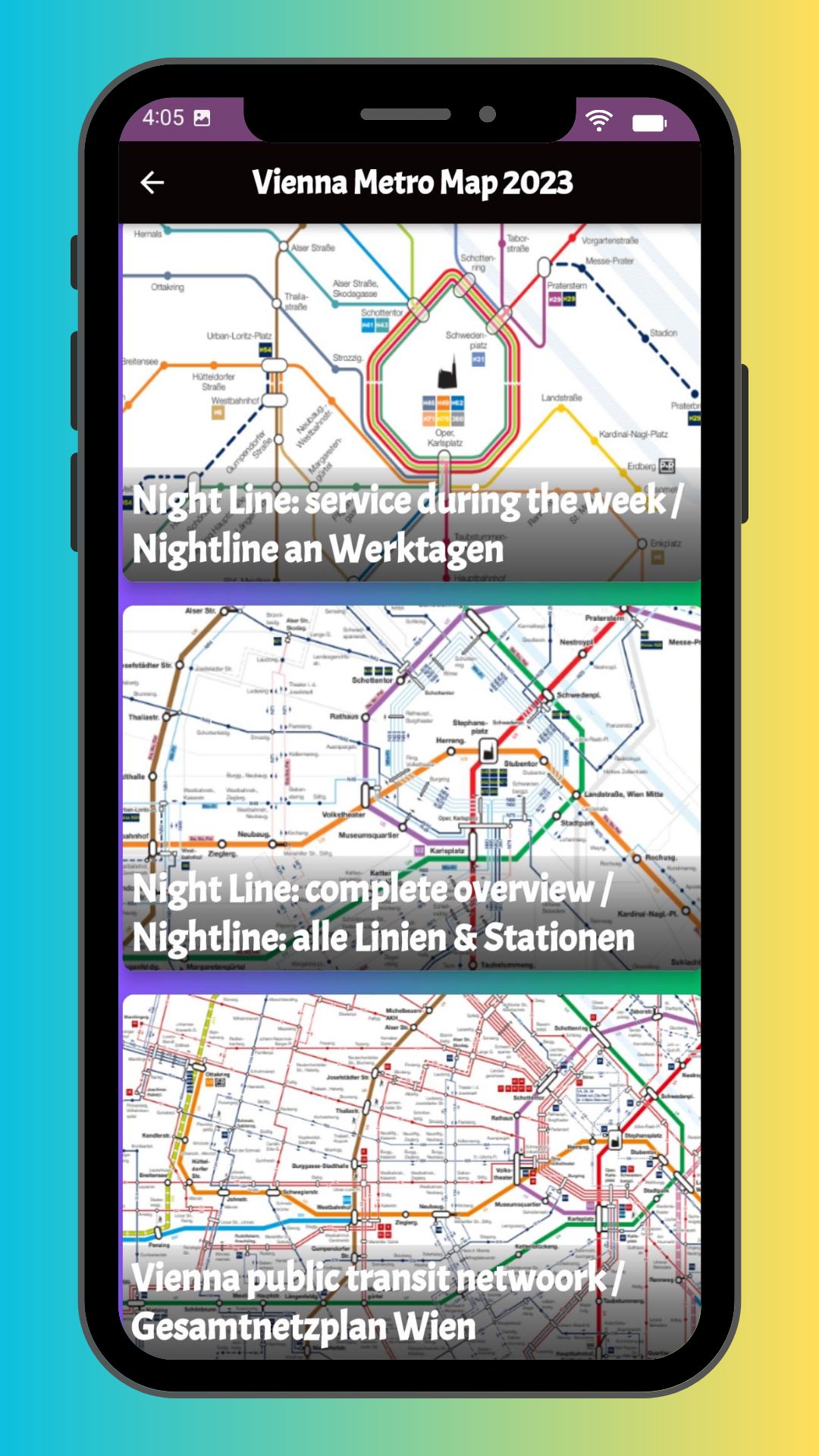 Vienna Metro Map 2024 APK for Android Download