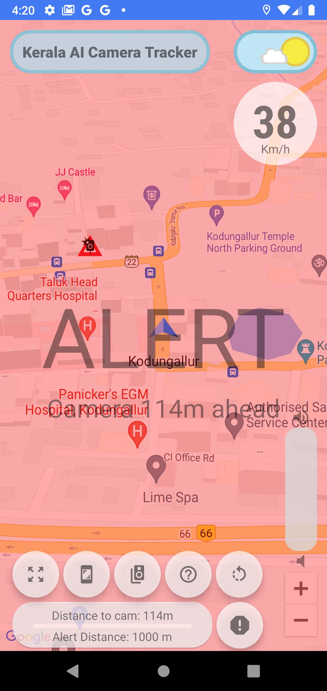 Kerala AI camera tracker radar APK for Android Download