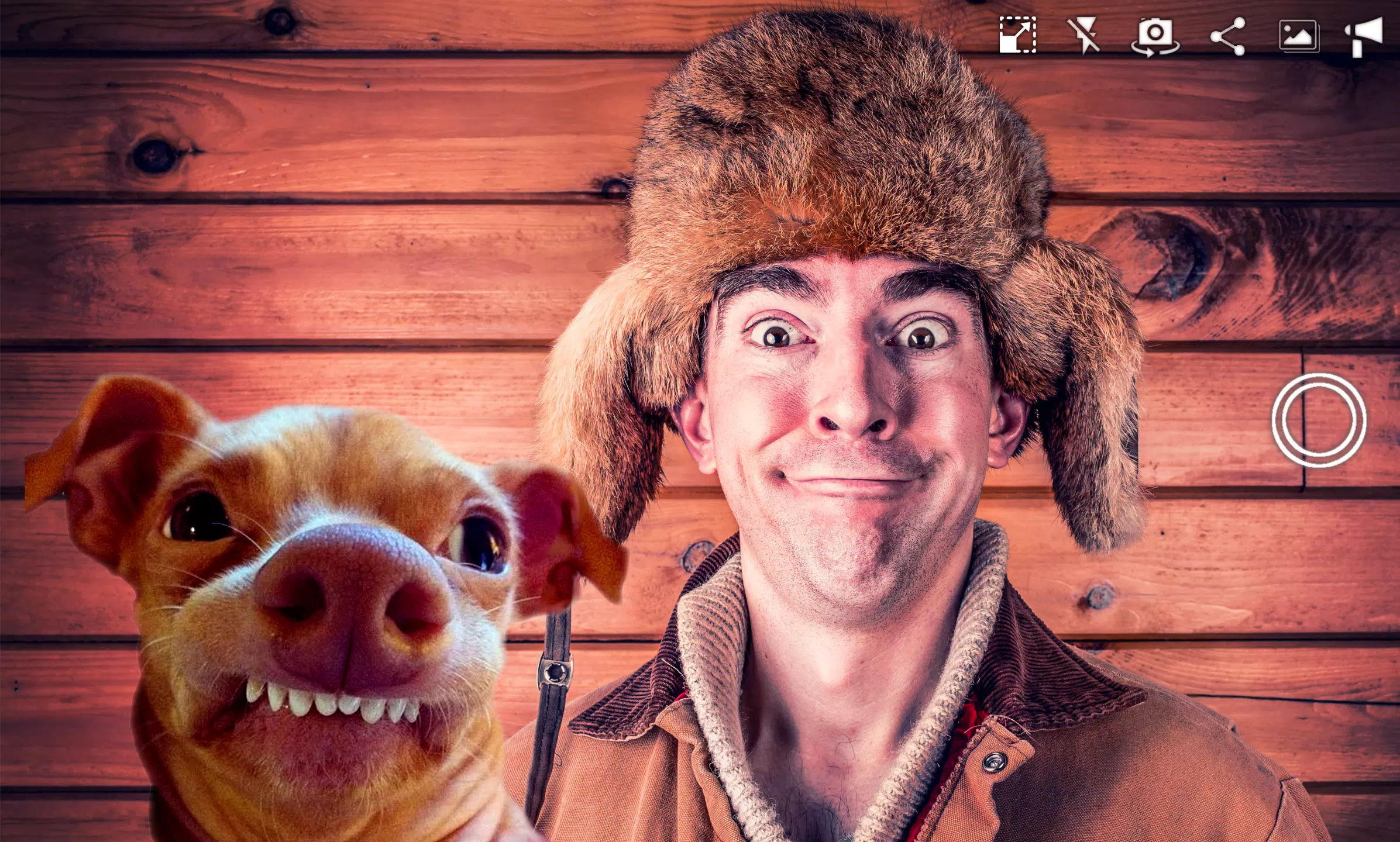 Phteven Dog Selfie