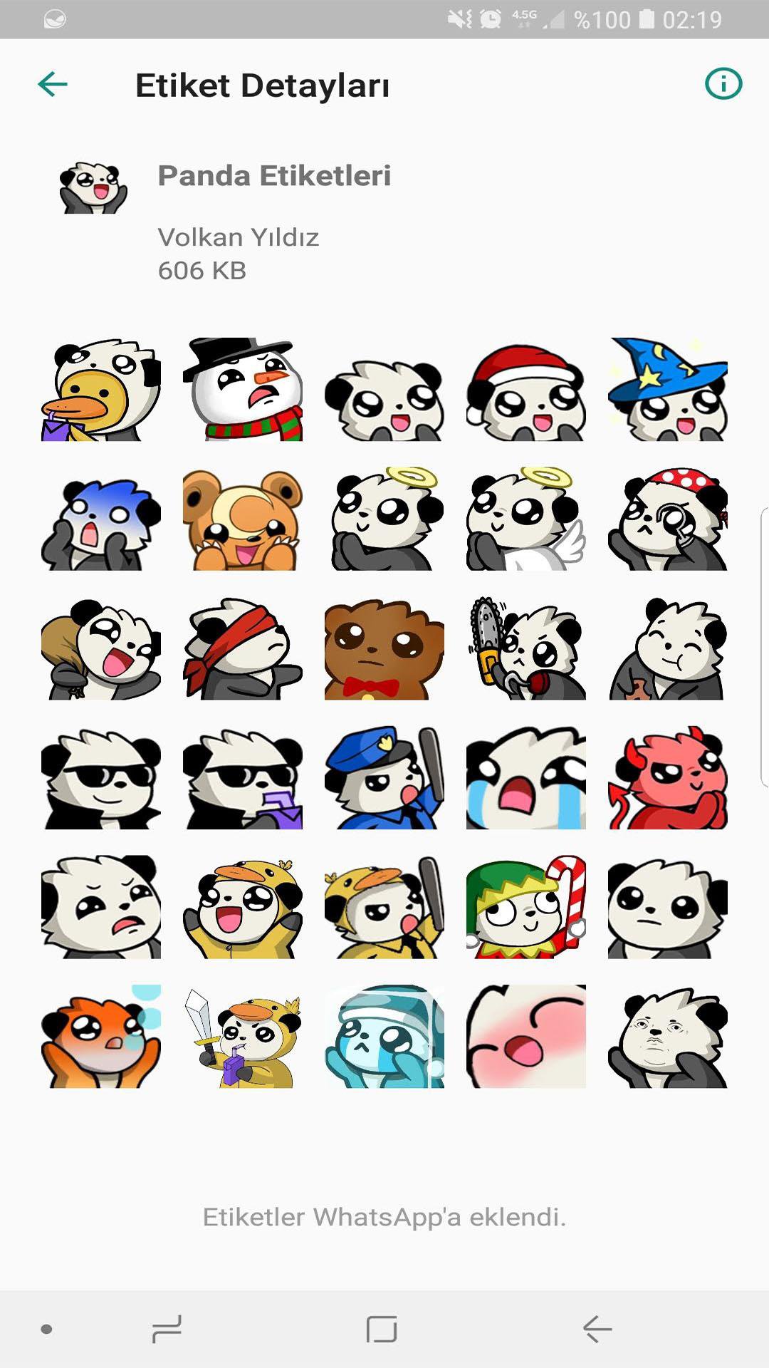 Panda- Stickers - Sticker für WhatsApp APK für Android herunterladen