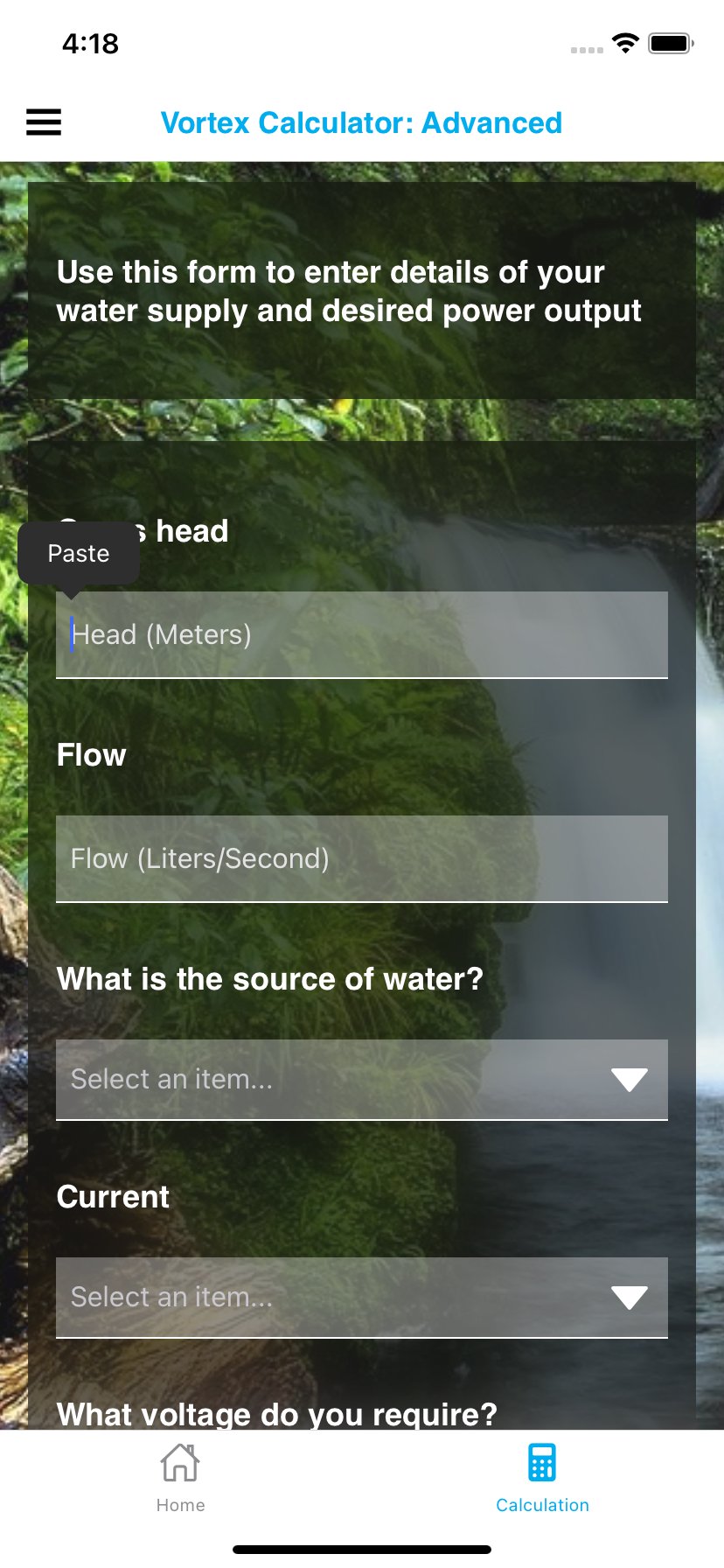 Vortex HydroPower Calculator APK for Android Download