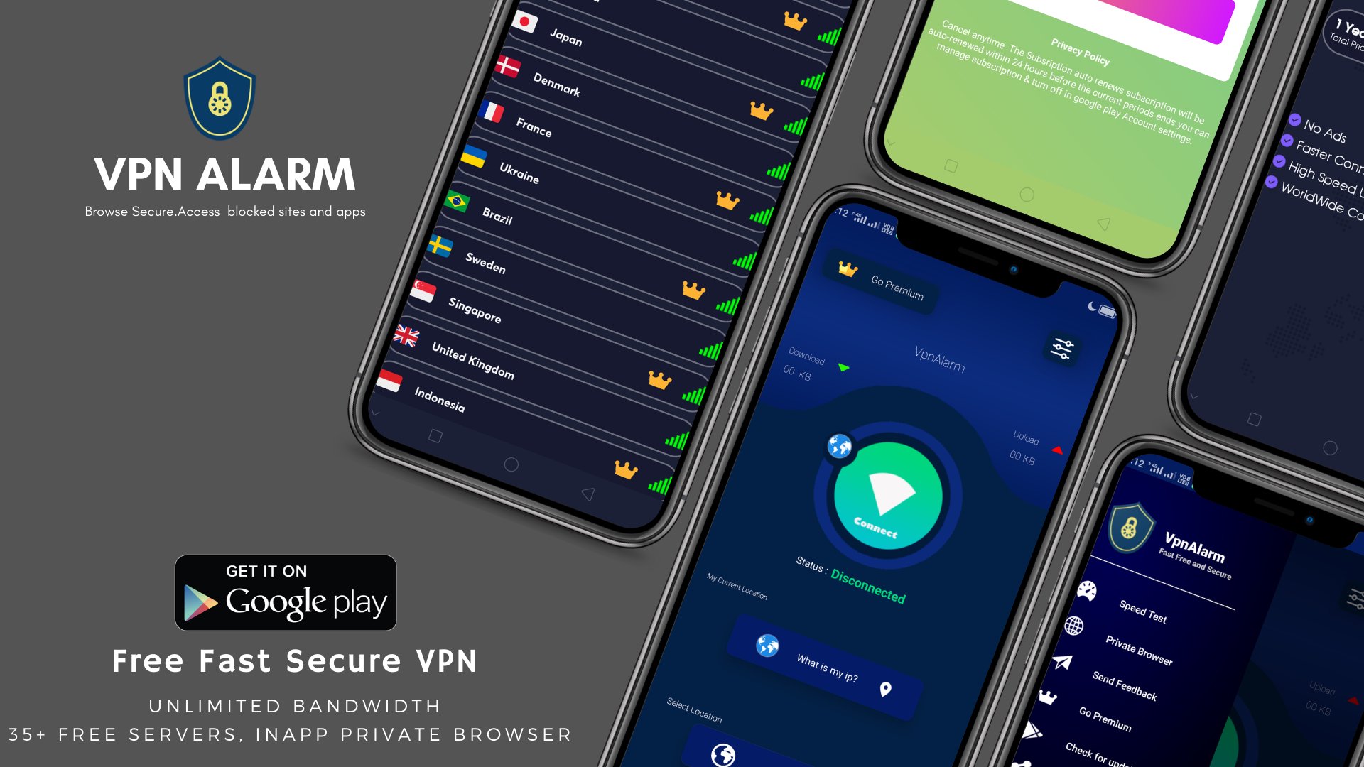 Vpnalarm - Speed, Security &Privacy APK for Android Download