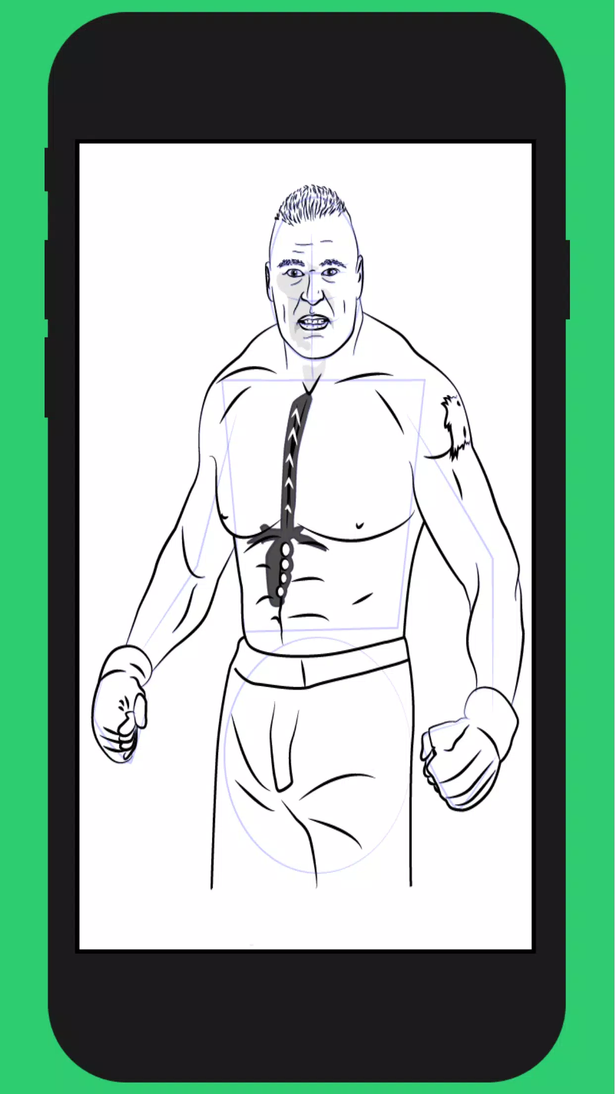 Wwe Drawings Of Superstars